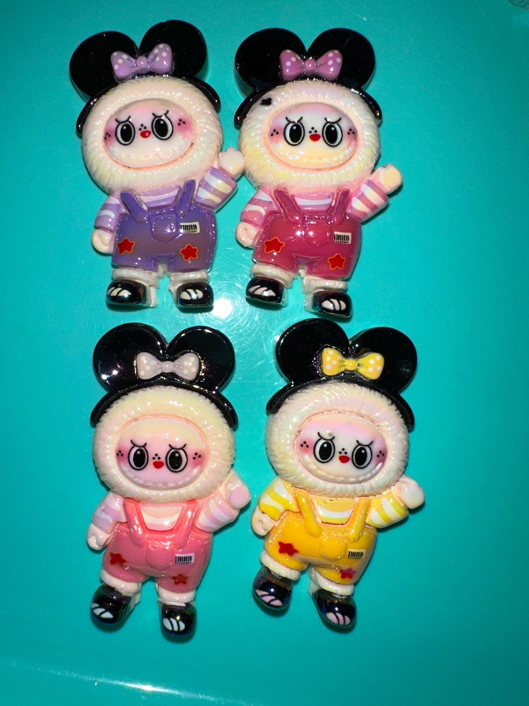 Various Designs of Labubu With Minnie Mouse Ears Badgereels or ...