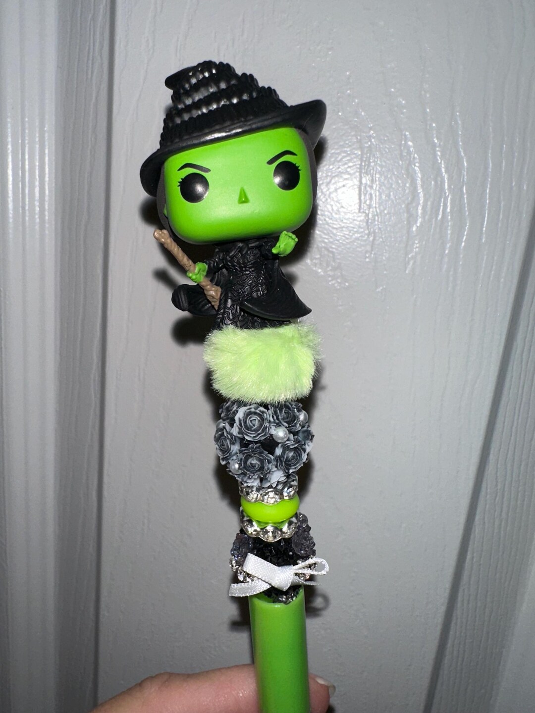 Wicked Elphaba Pen Beaded Focal Pen Ready to Ship Focal Pens - Etsy