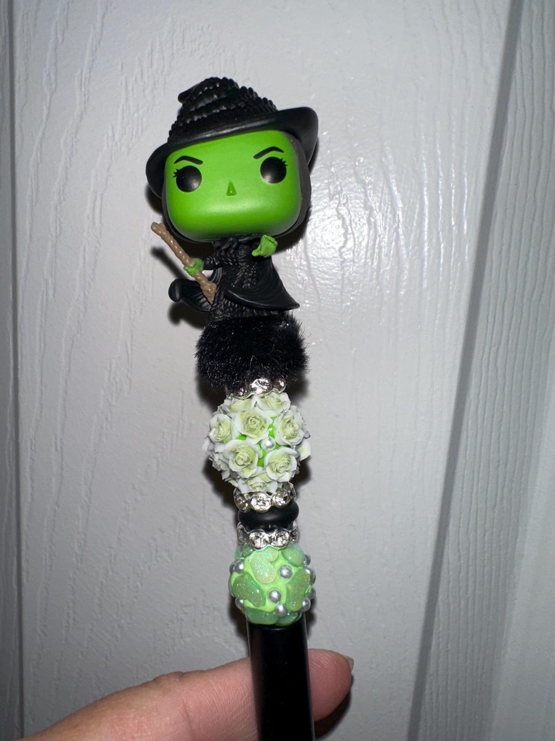 Wicked Elphaba Pen Beaded Focal Pen Ready to Ship Focal Pens - Etsy