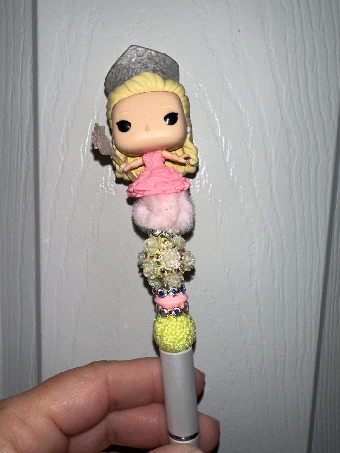 Wicked Glinda Beaded Focal Pen You Choose Ready to Ship Focal Pens - Etsy
