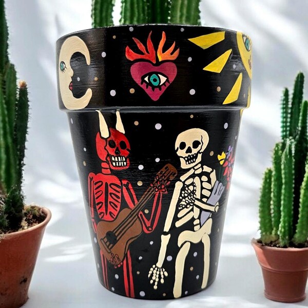 Skeleton Planter - Etsy