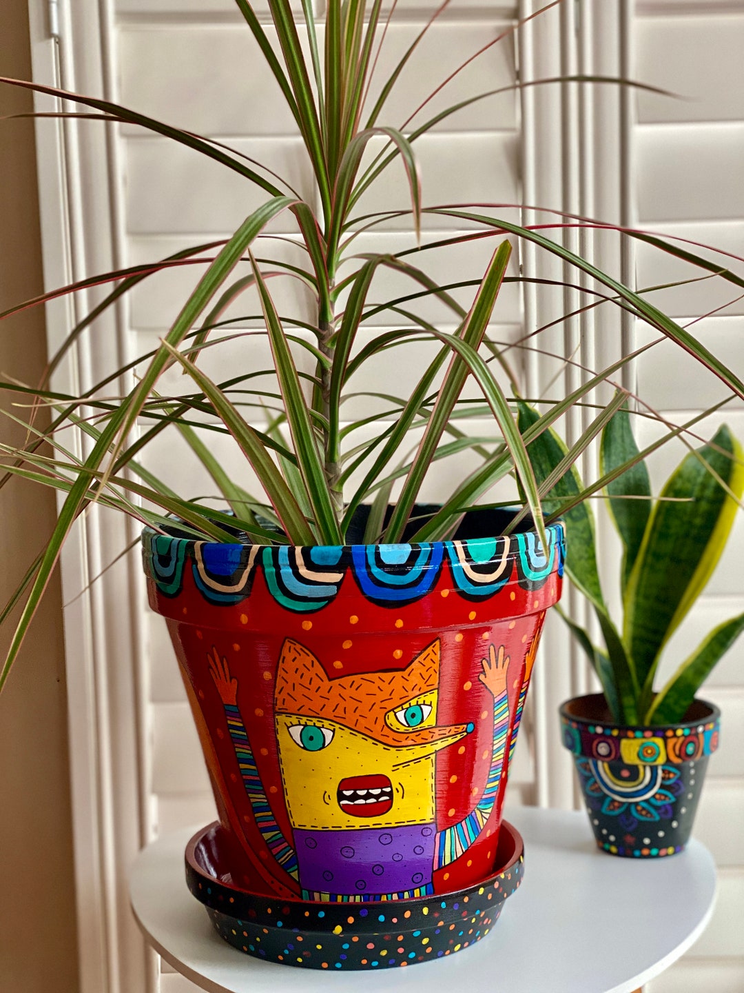 Fox Planter. Fox Plant Pot. Flower Pot. - Etsy