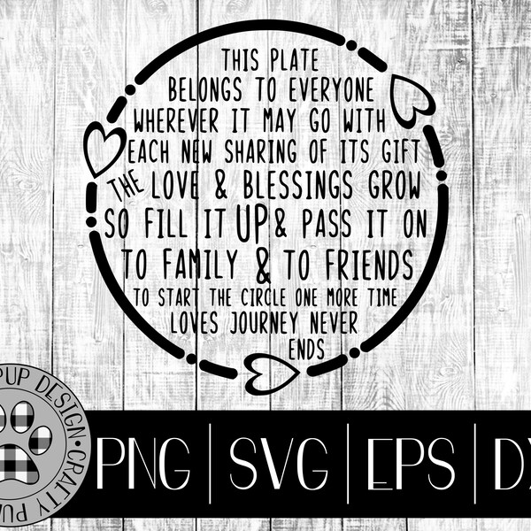 Giving Plate - Etsy