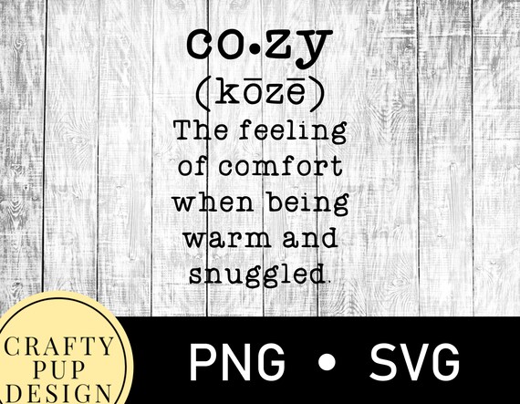 Cozy Definition SVG Tier Tray Sign Svg Home Decor Svg - Etsy Ireland