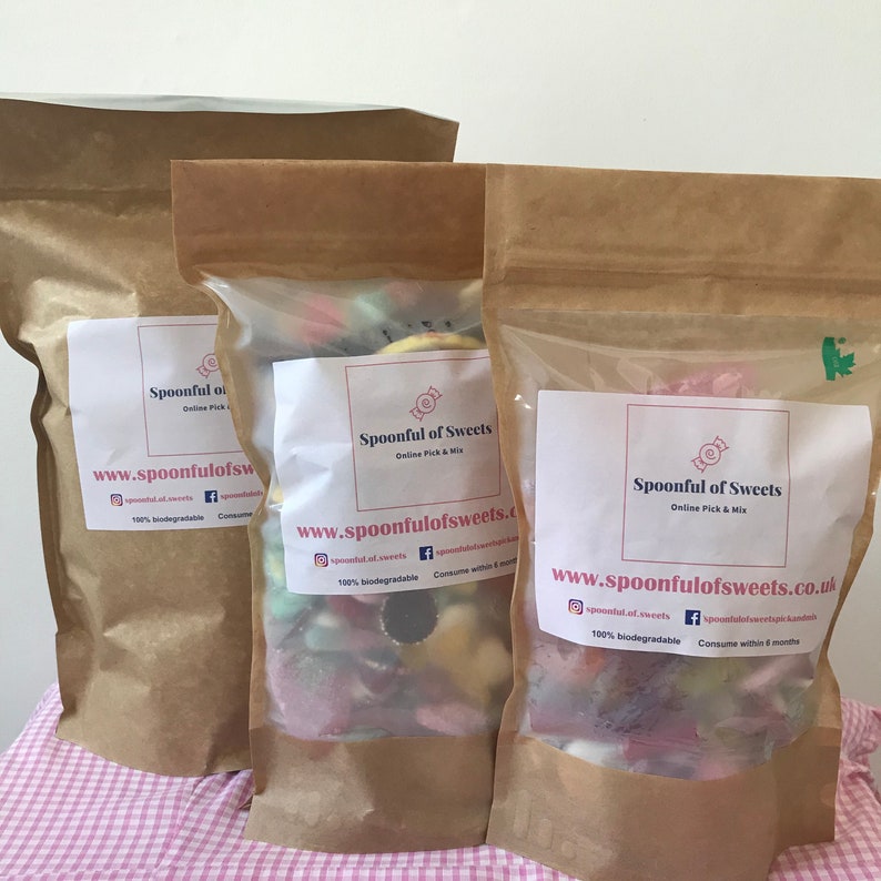 Liquorice Mix Sweet Bag Small Medium or Large - Etsy