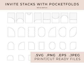 Pocketfolds - Digital Cutting File SVG - Etsy