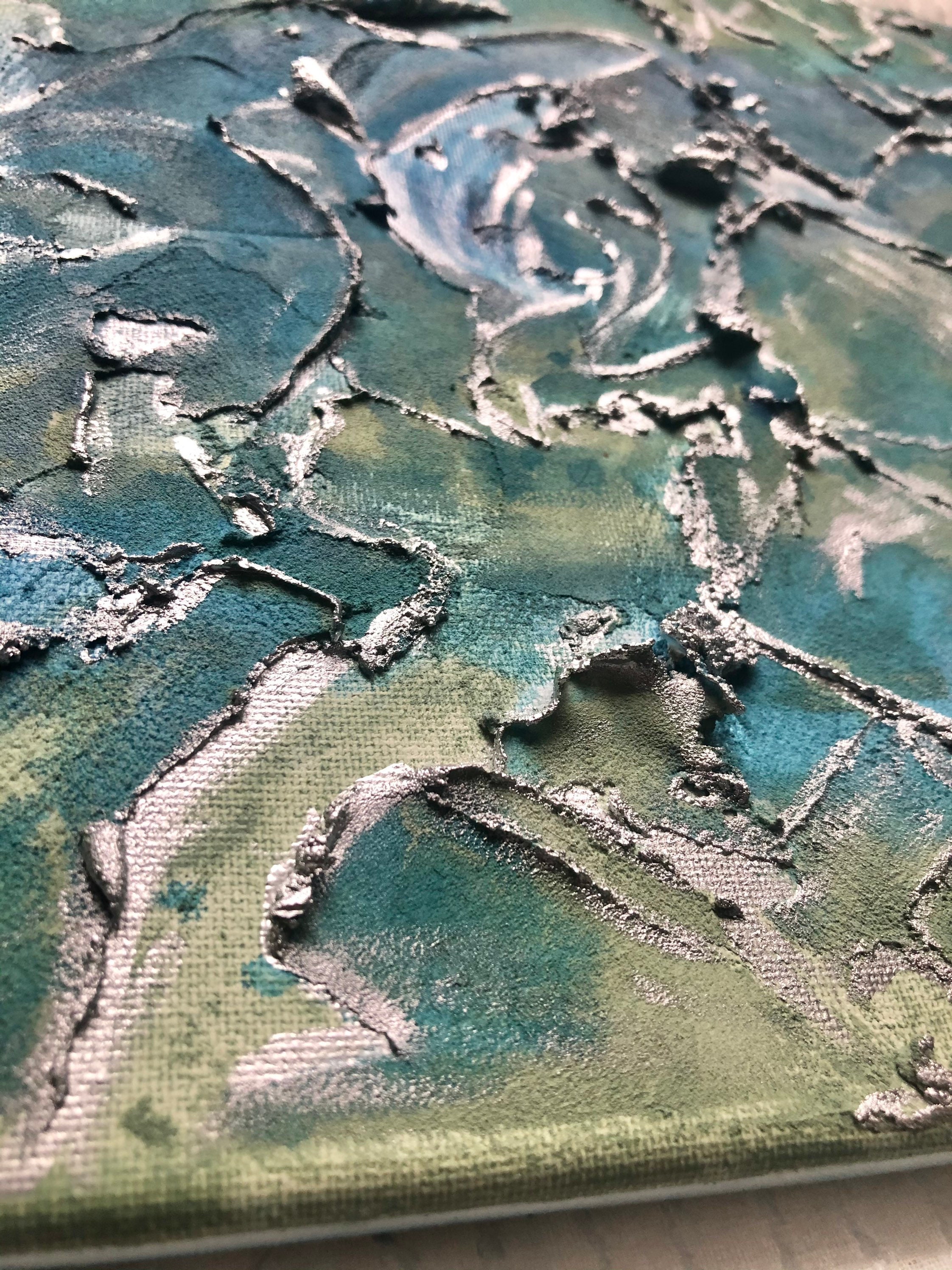 10x10 Texture Painting - Etsy