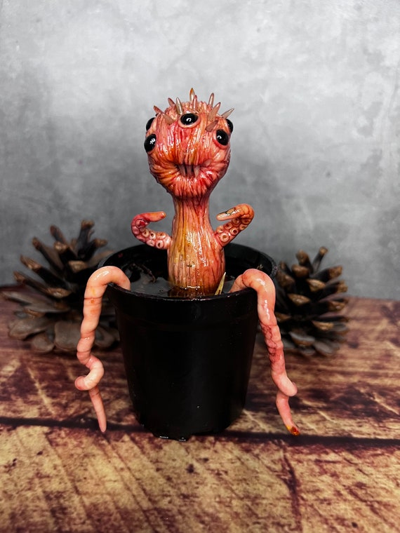 Creepy and Cute Macabre Parasite Alien | Etsy