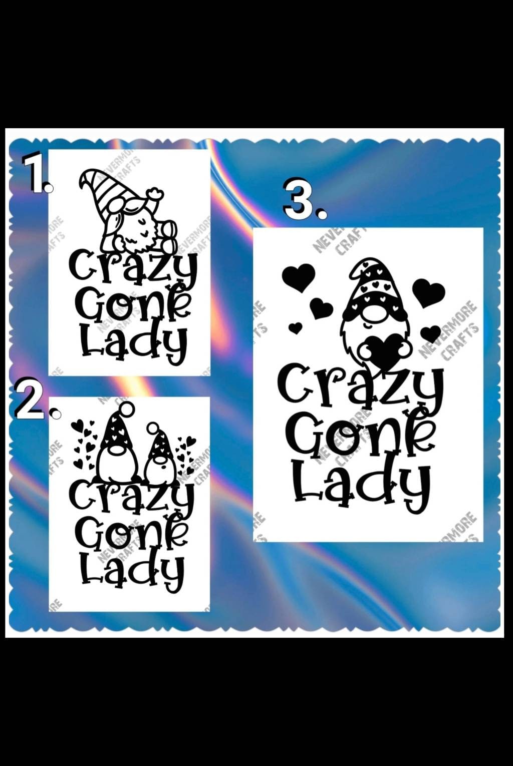 Crazy Gonk Lady Vinyl Decal Stickers Choose From 3 Designs - Etsy UK