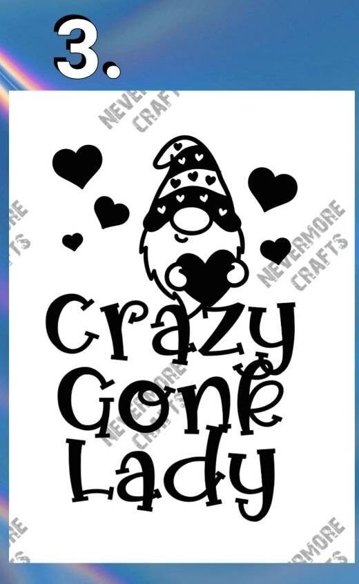 Crazy Gonk Lady Vinyl Decal Stickers Choose From 3 Designs - Etsy UK