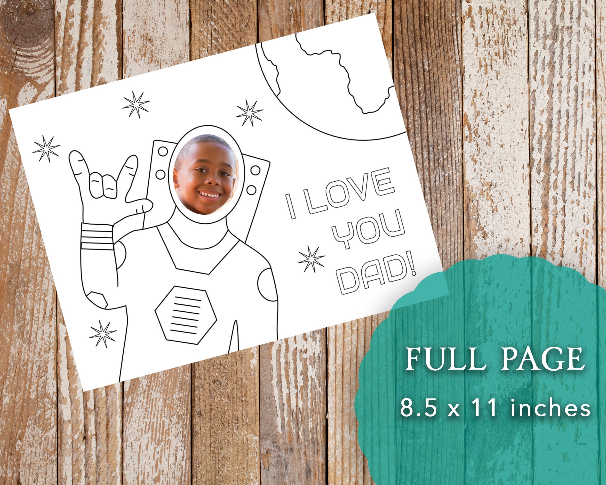 Printable Father's Day Card - Father's Day Coloring Page - Coloring ...