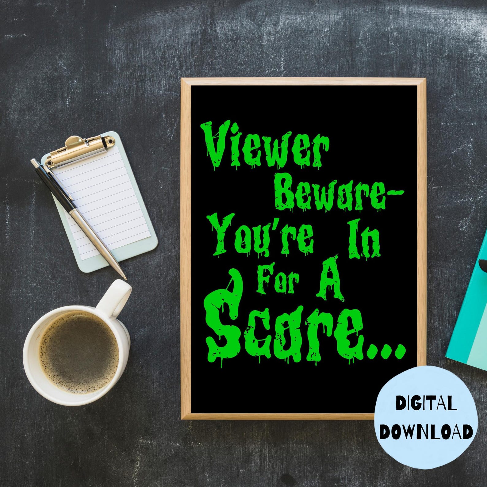 Goosebumps Digital Art- “viewer Beware You’re in for a S Scare” Quote ...