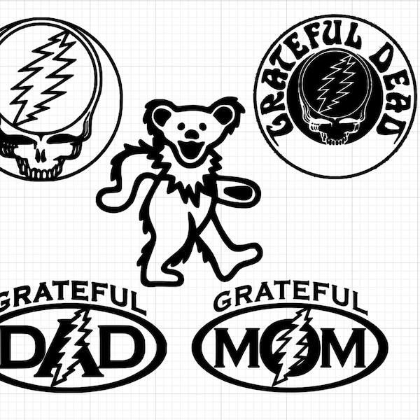 Grateful Dead Svg - Etsy