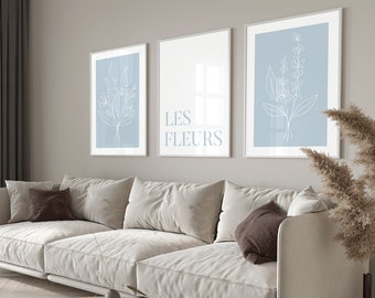 Blue Art Print | Etsy