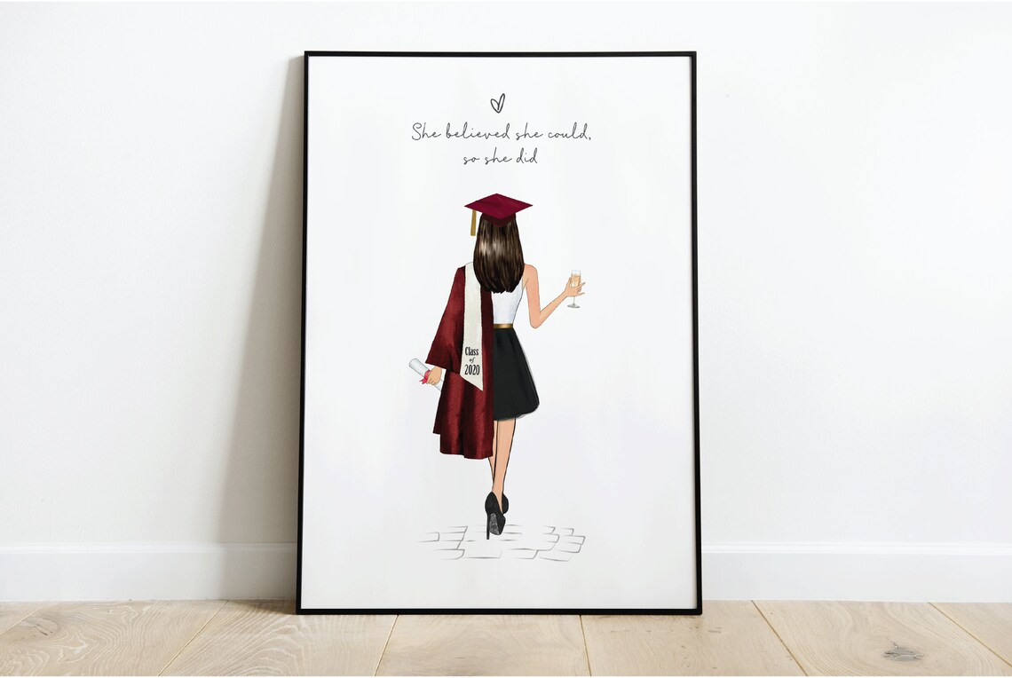 Graduation Print Graduation Gift Personalised Print - Etsy