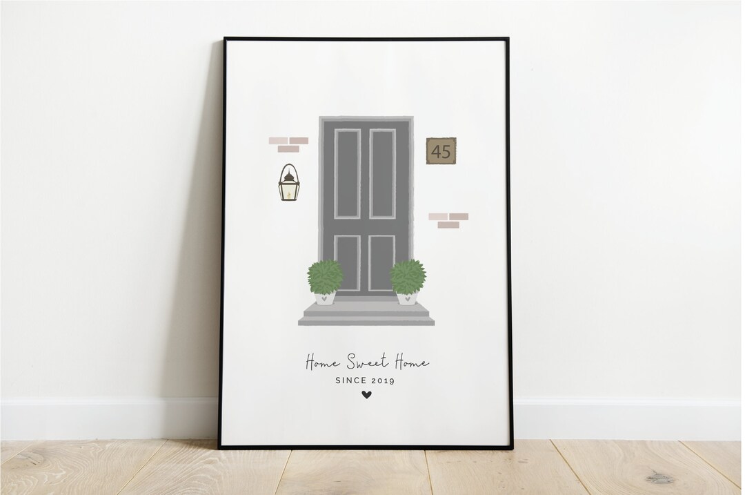 Personalised House Print, New Home Print, House Warming Print, New Home ...