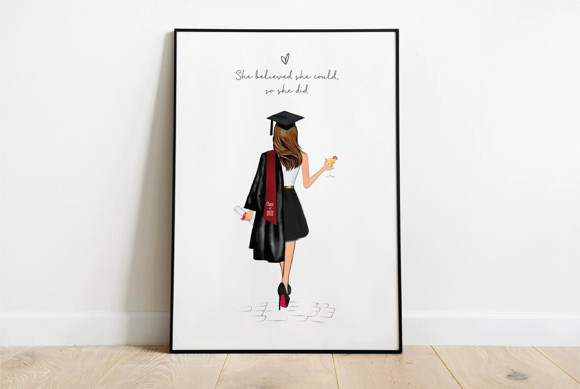 Graduation Print Graduation Gift Personalised Print - Etsy