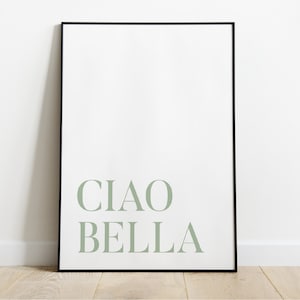 Abstract Set of Three Prints, Green Print, Green Wall Art, Scandi Art ...