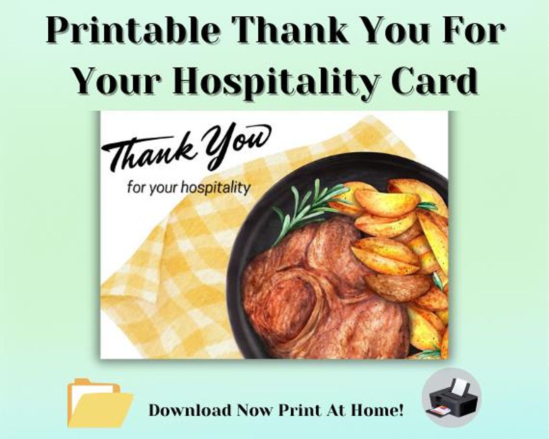 JW Printable Thank You Card Hospitality Digital Download - Etsy