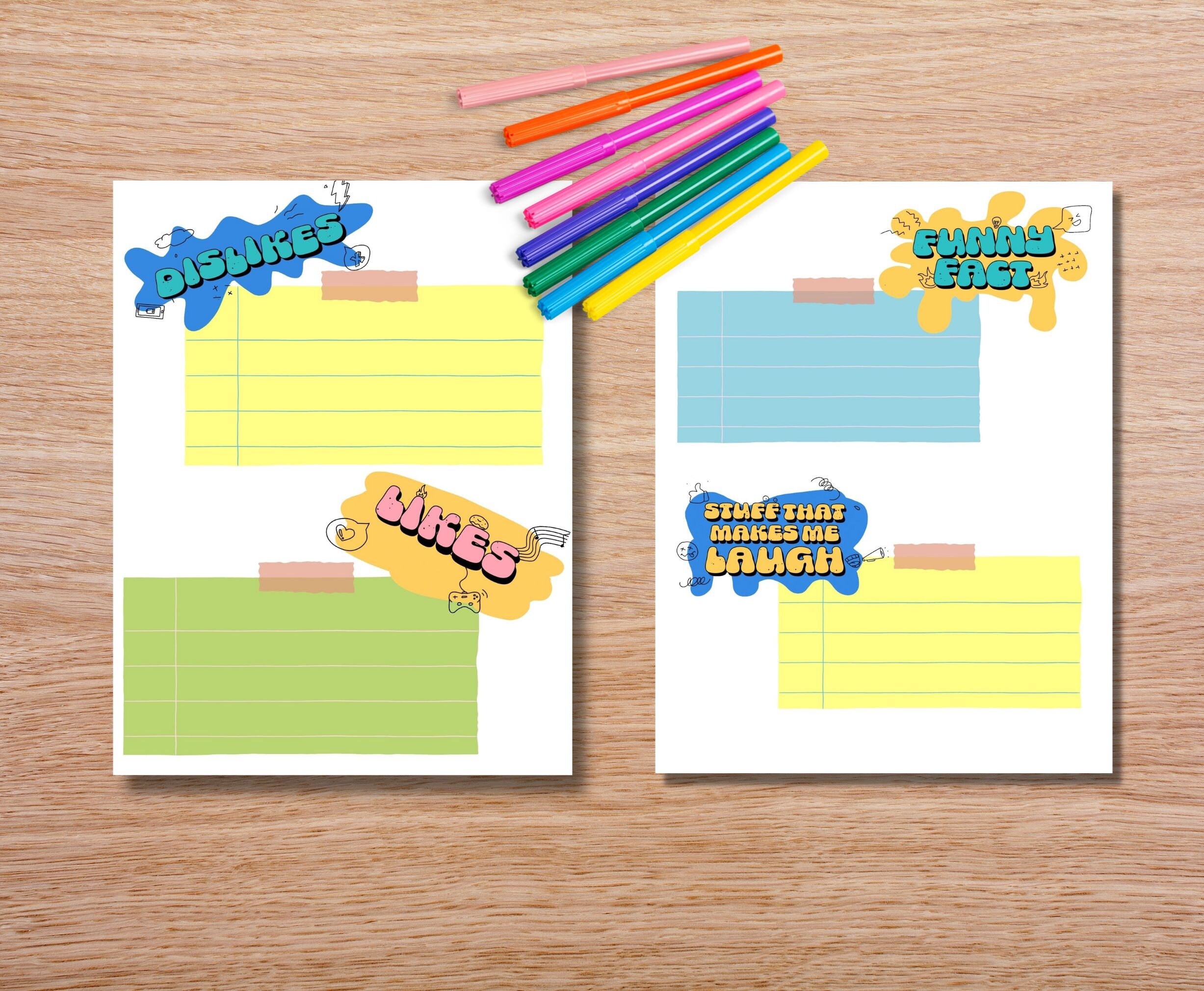 Pen Pal Coloring Pages for Kids - Etsy