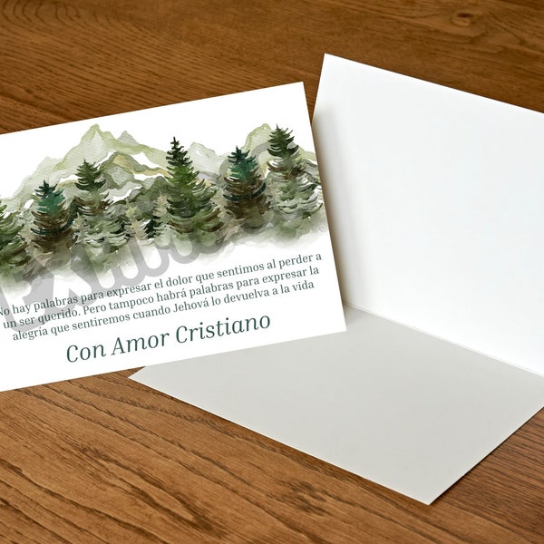 Spanish Printable Sympathy Card Spanish - Etsy