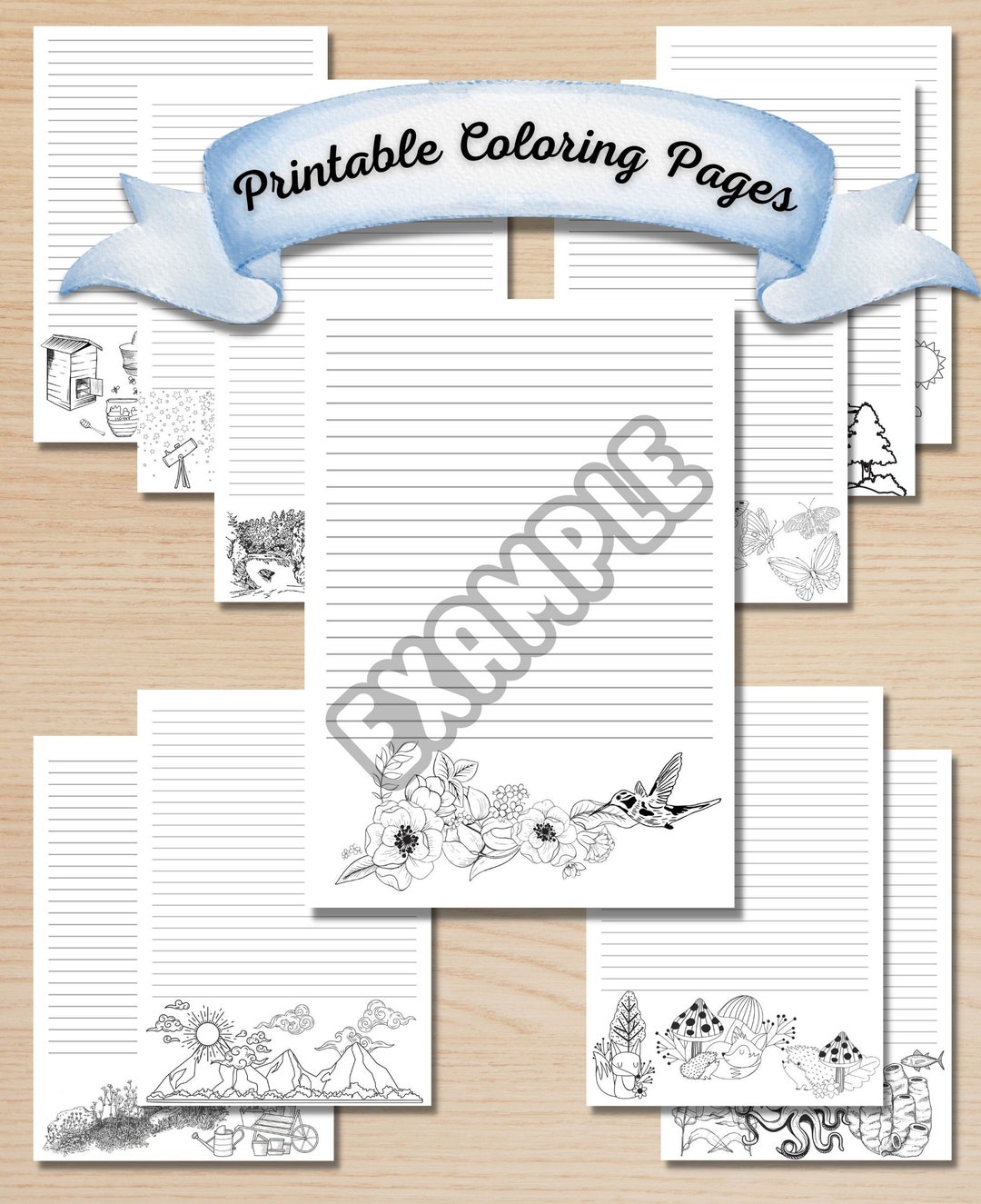 Printable Pen Pal/letter Writing Stationary - Etsy