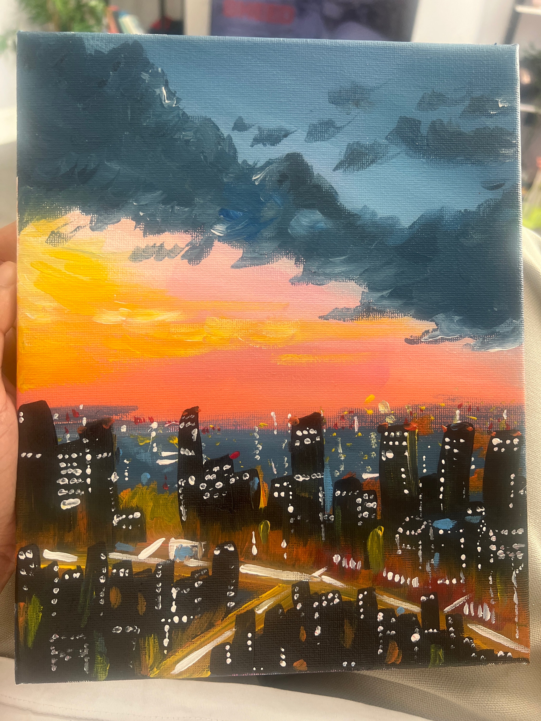 Acrylic Painting on Canvas - Etsy