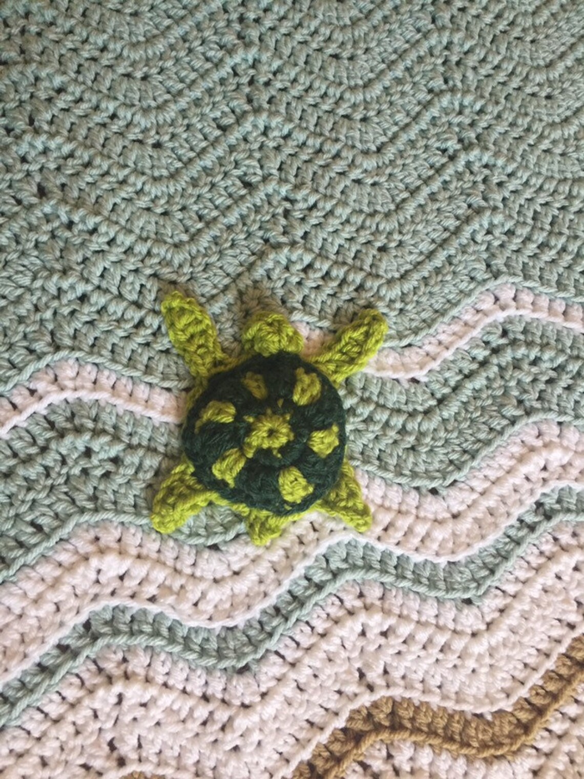 Blanketcrochet Sea Turtle Throw - Etsy