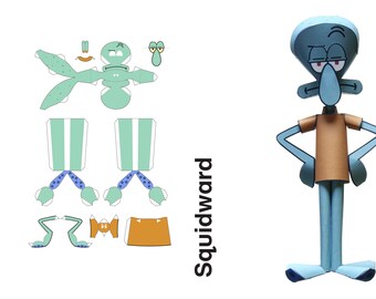 Squidward pattern | Etsy