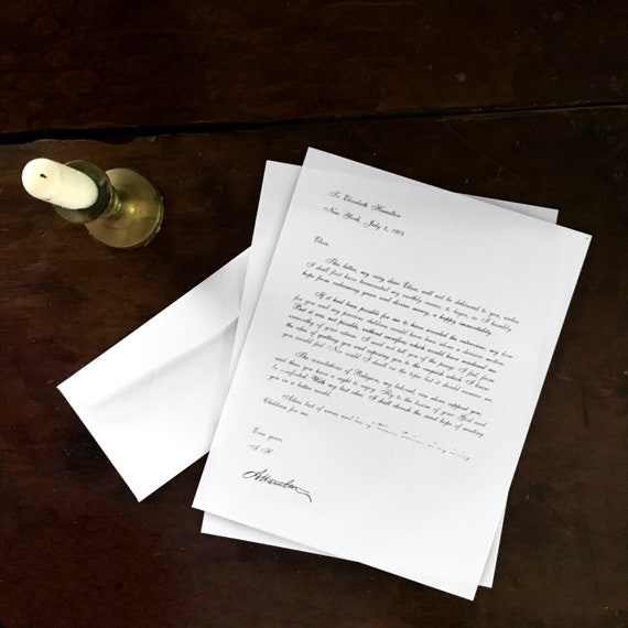 Hamilton's Letters Subscription | Etsy