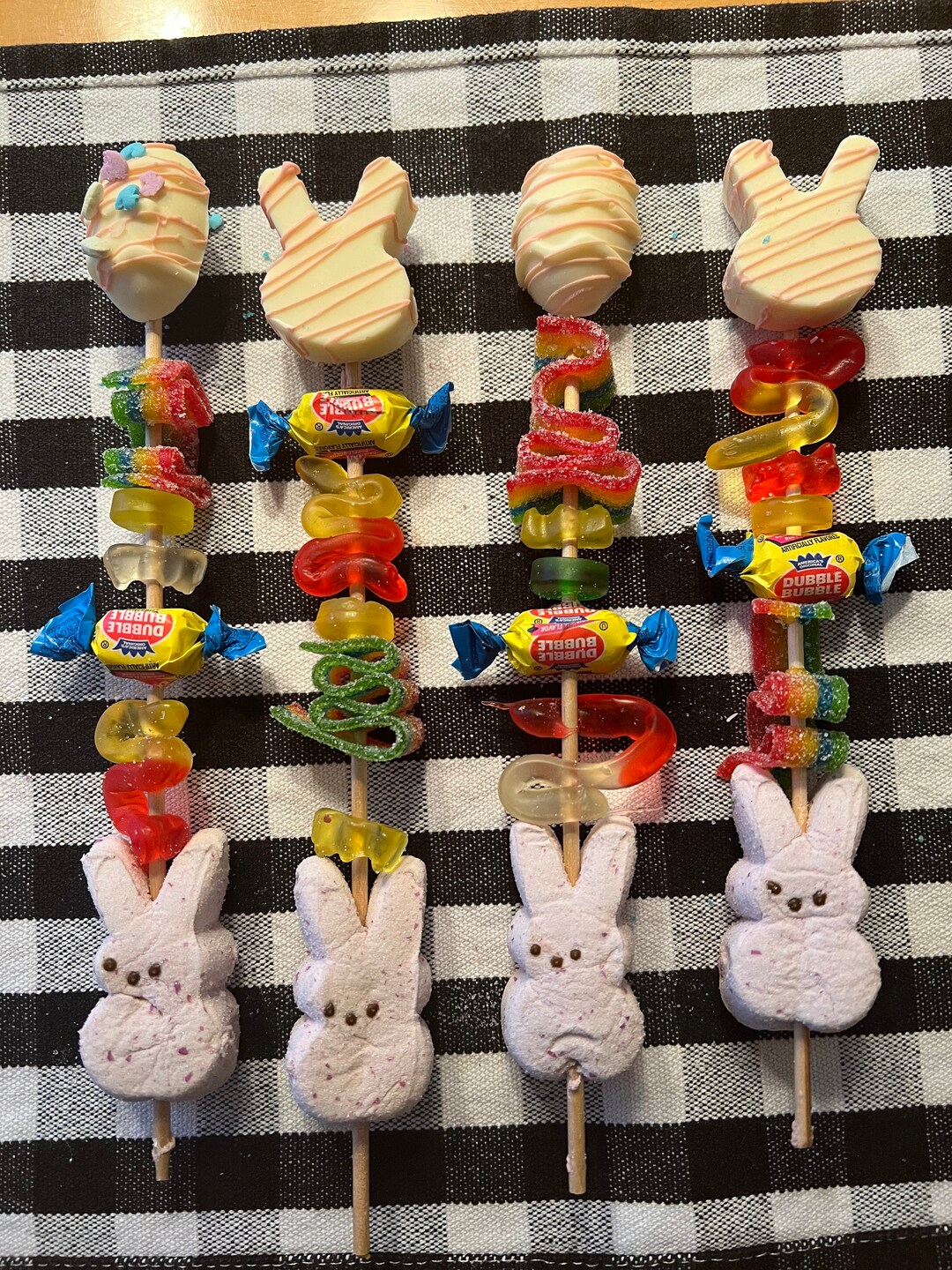 4 Easter Candy Kabobs - Etsy