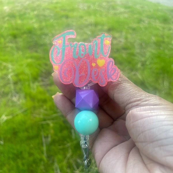 Receptionist Badge - Etsy