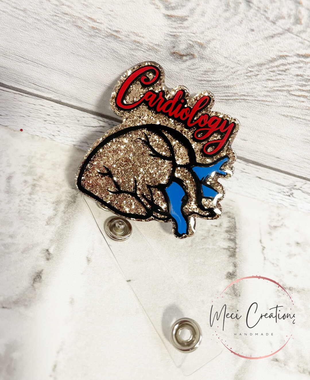 Cardiology Cardiologist Medical Badge Reel - Etsy
