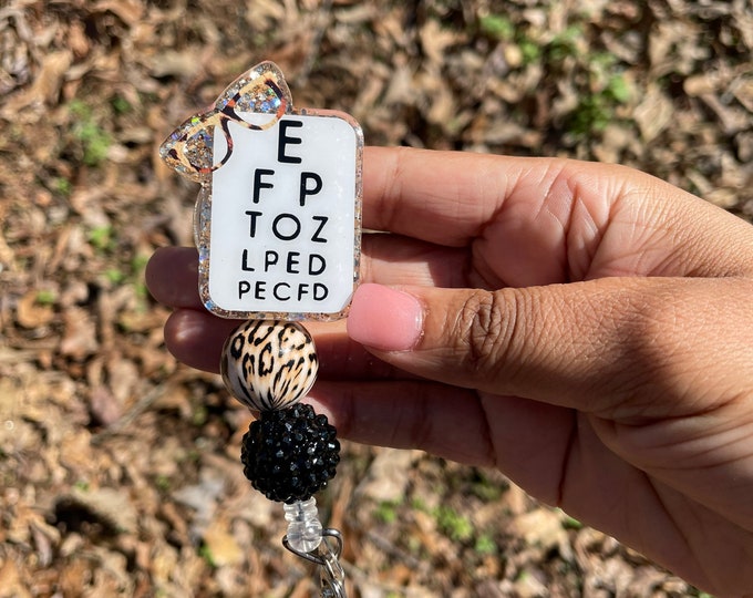 Eye Chart Optical Eye Chart Optometry Optometrist Badge - Etsy