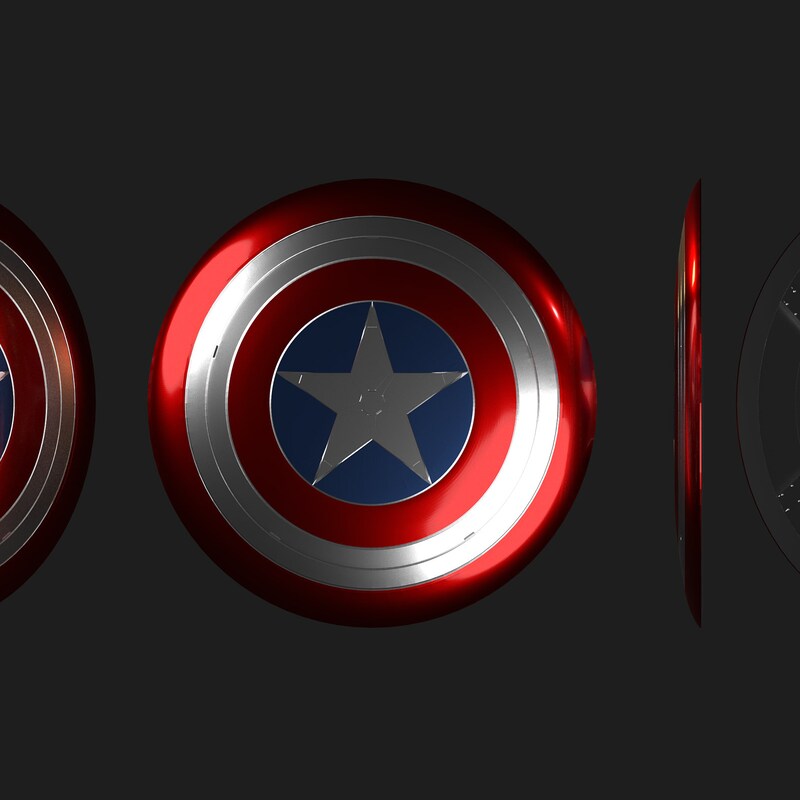 Captain America Shield - Etsy