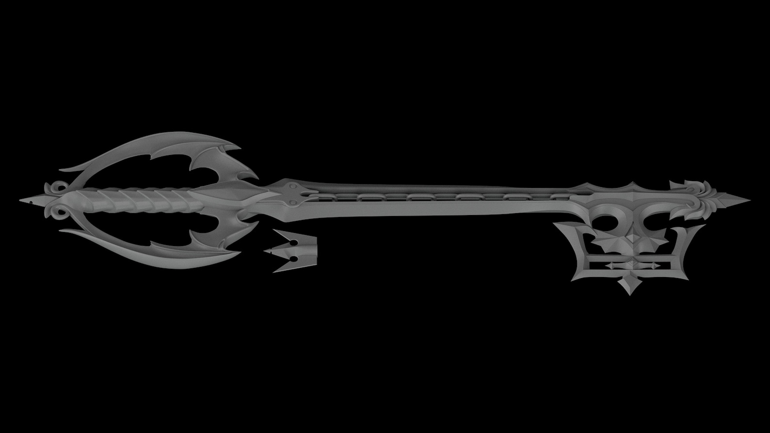 Oblivion Keyblade - Kingdom Hearts - 3D Print STL File - Etsy