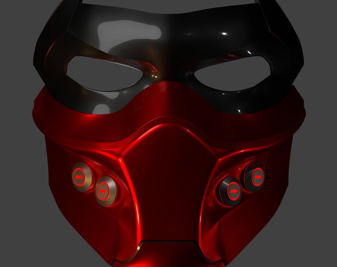 Red Hood Mask 3D Model STL Files - Etsy Denmark