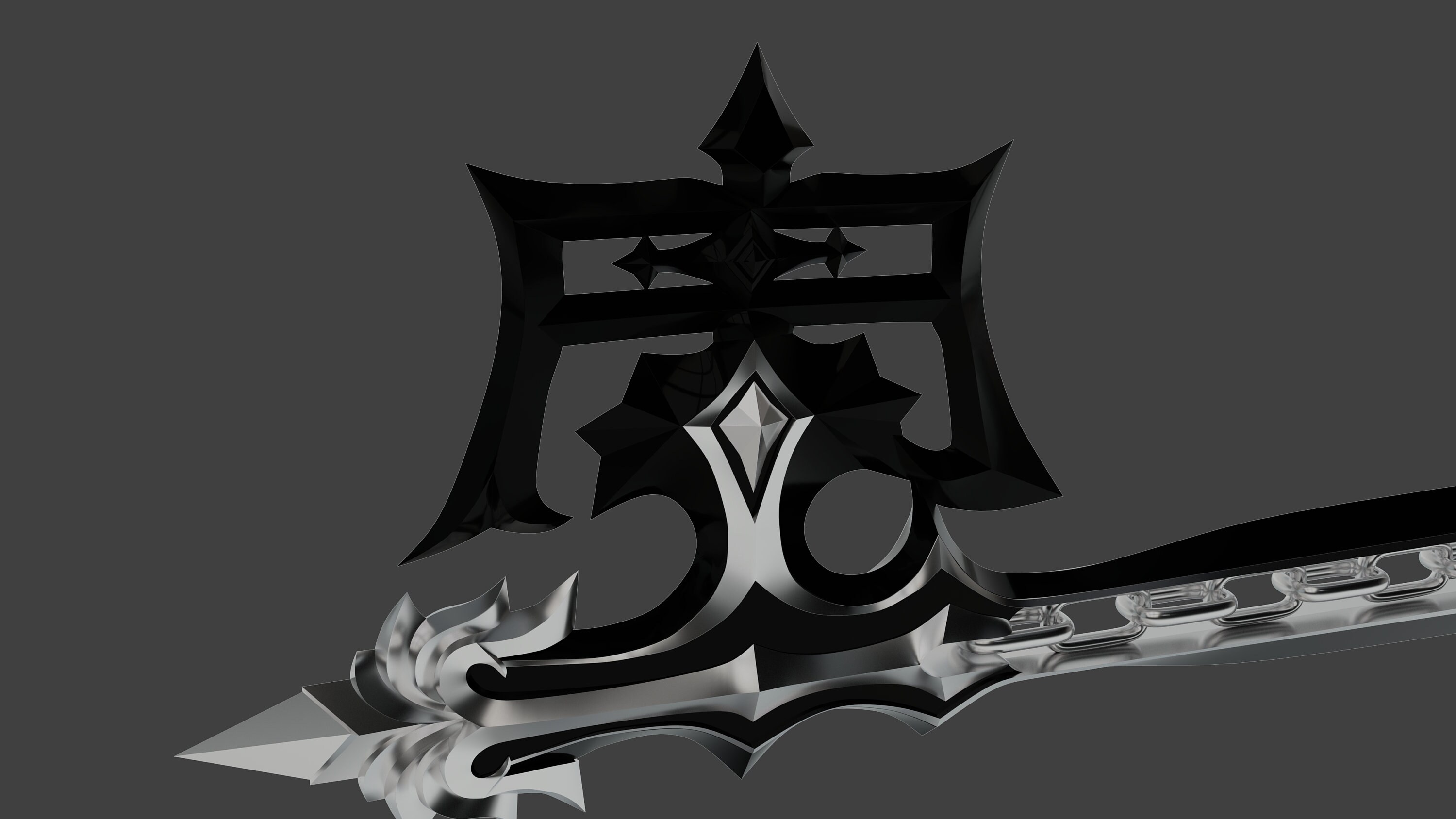 Oblivion Keyblade - Kingdom Hearts - 3D Print STL File - Etsy UK