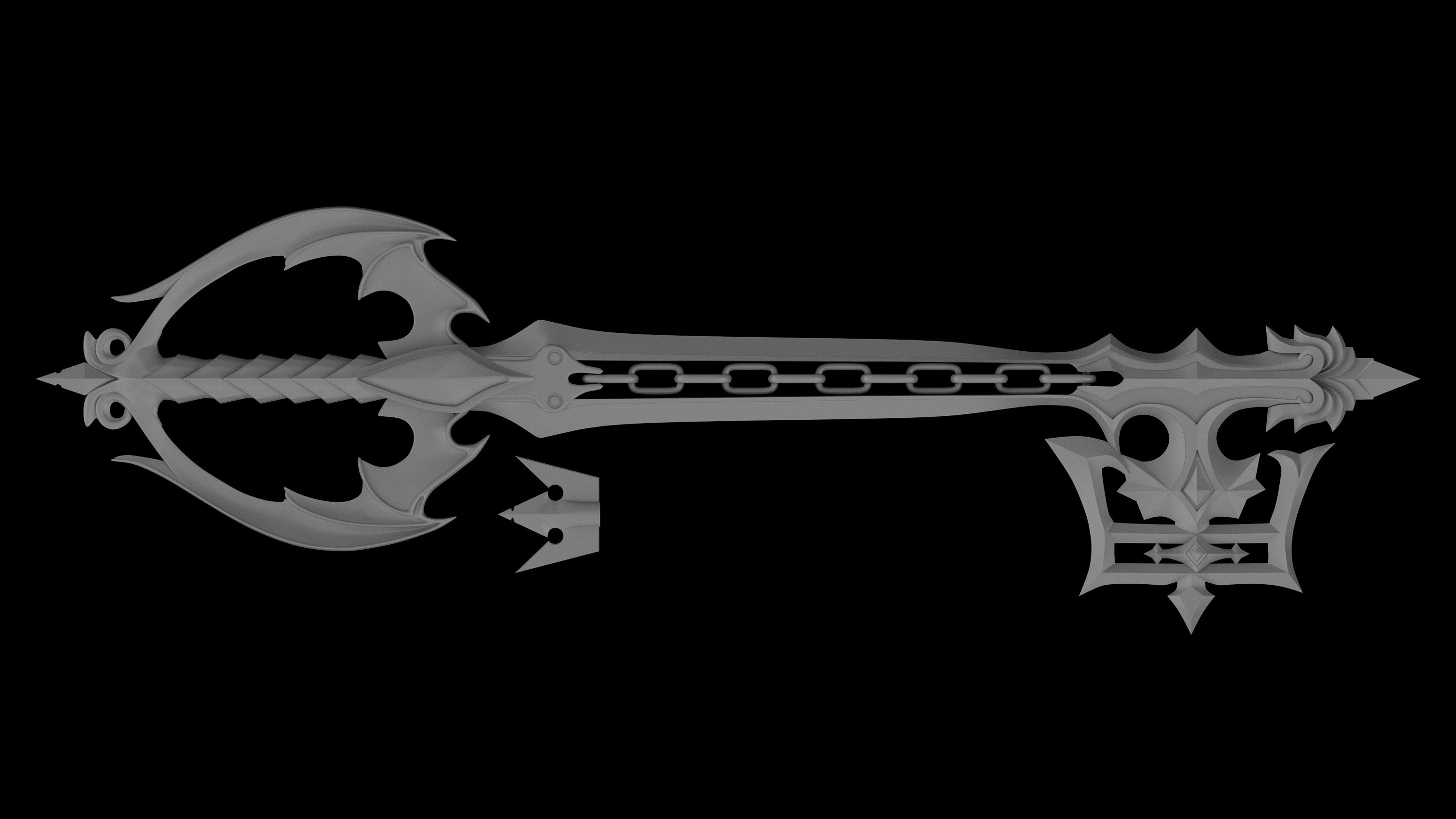 Oblivion Keyblade - Kingdom Hearts - 3D Print STL File - Etsy UK