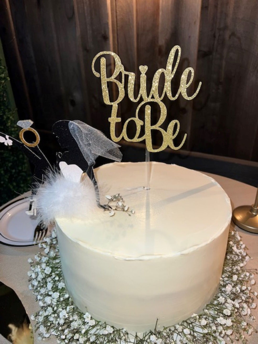 Bride to Be Cake Topper| Bridal Shower Cake Topper - Etsy