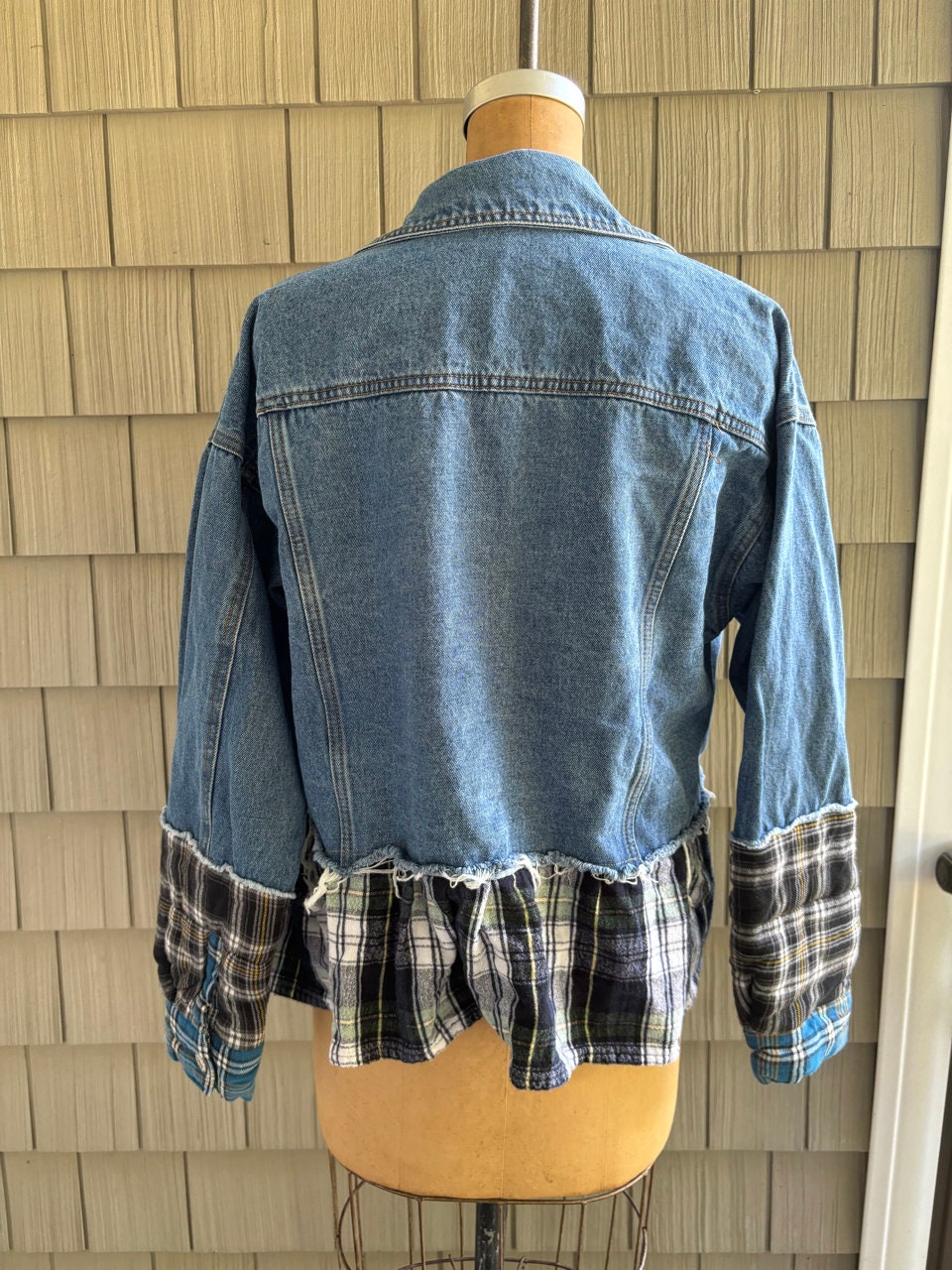 Upcycled Denim Jacket - Etsy
