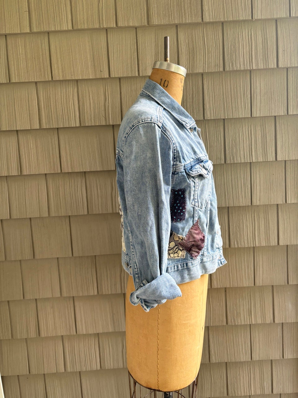 Upcycled Denim Jacket - Etsy