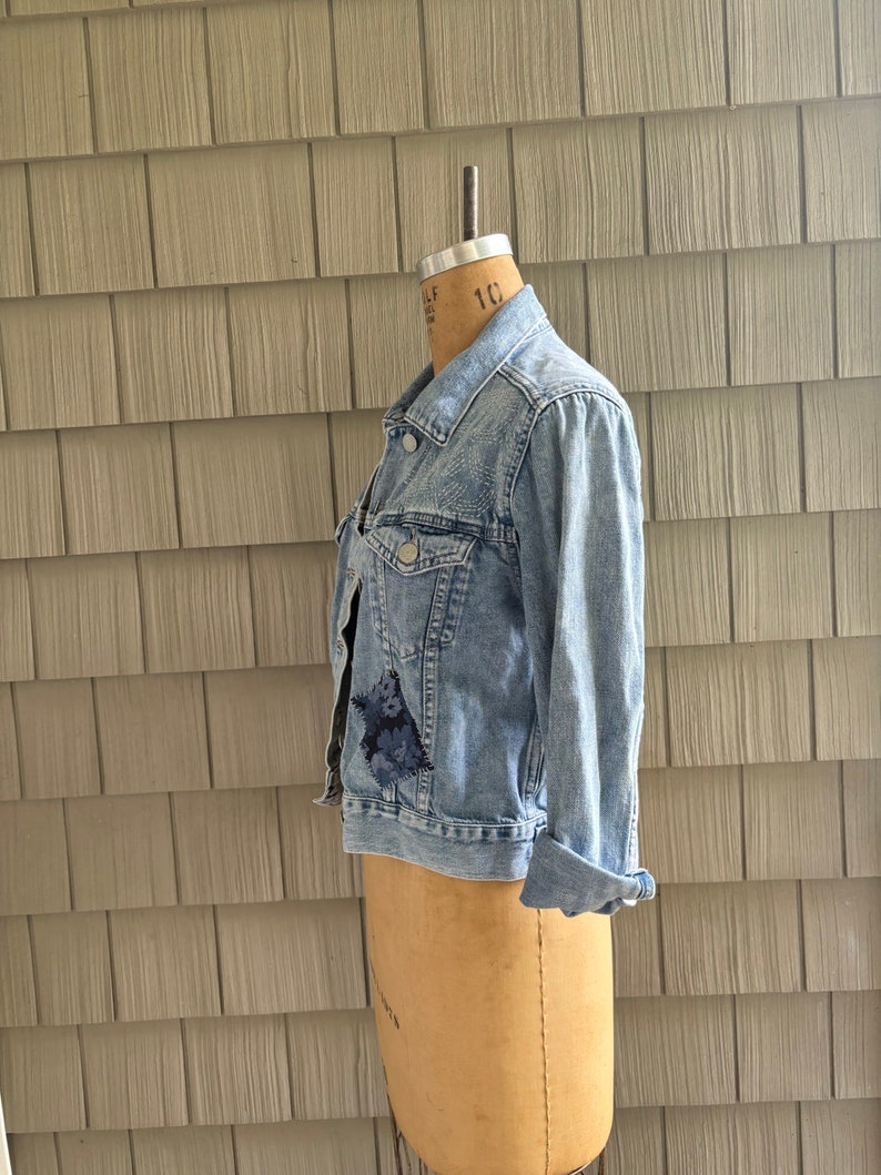 Upcycled Denim Jacket - Etsy
