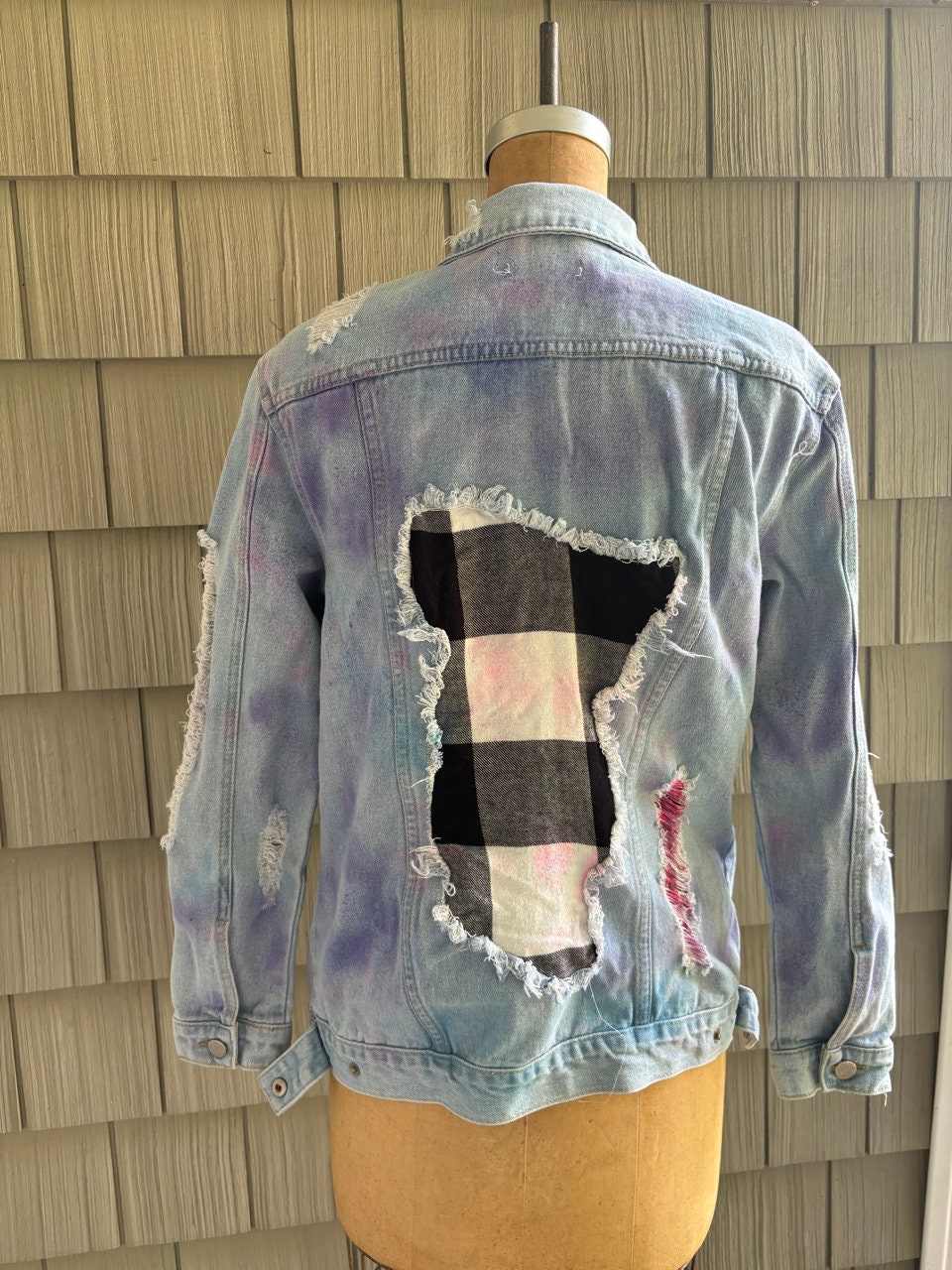 Upcycled Denim Jacket - Etsy