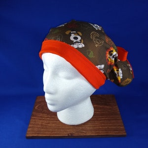 Puppy Thanksgiving Reversible Scrub Cap - Etsy