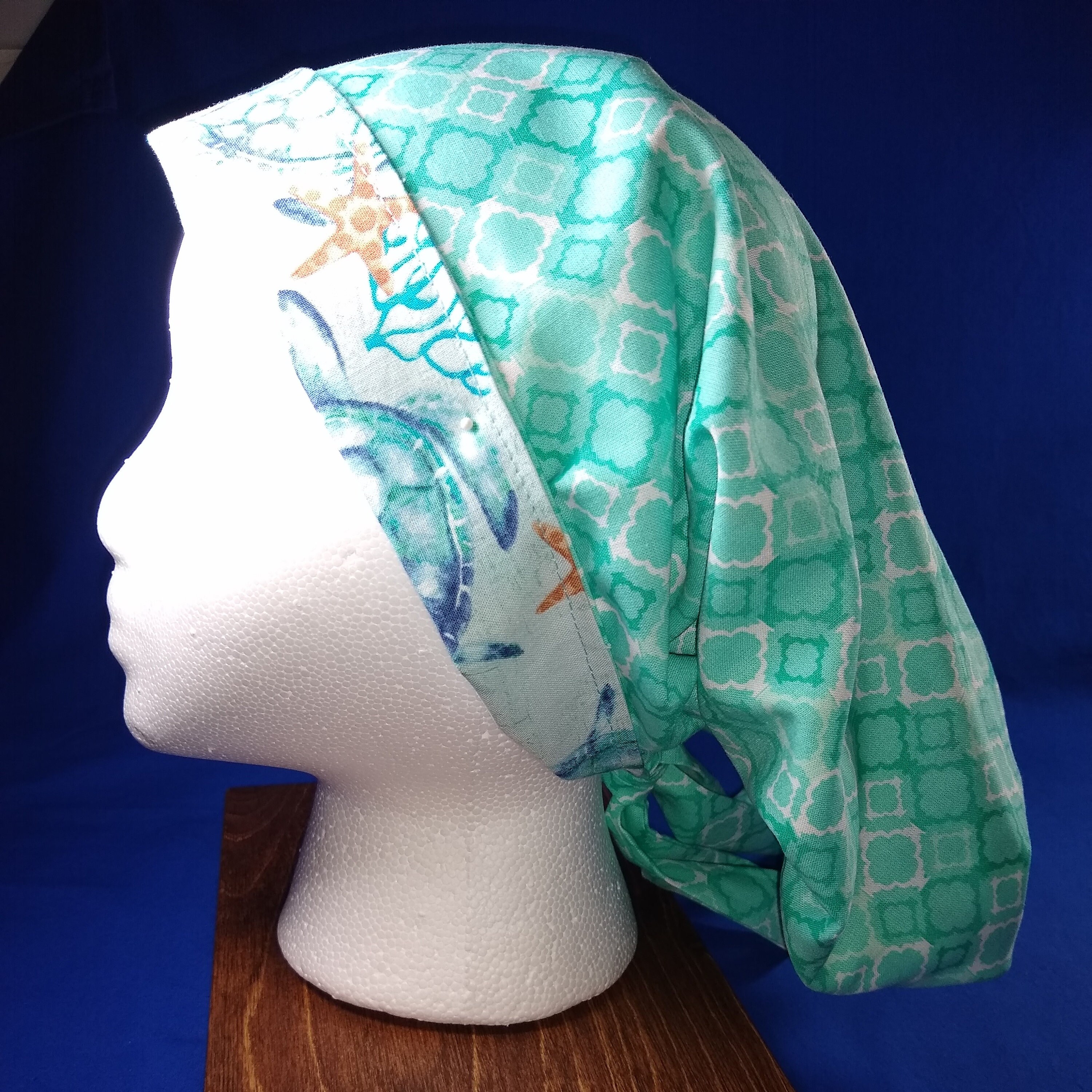 Sea Turtle Reversible Scrub Cap - Etsy