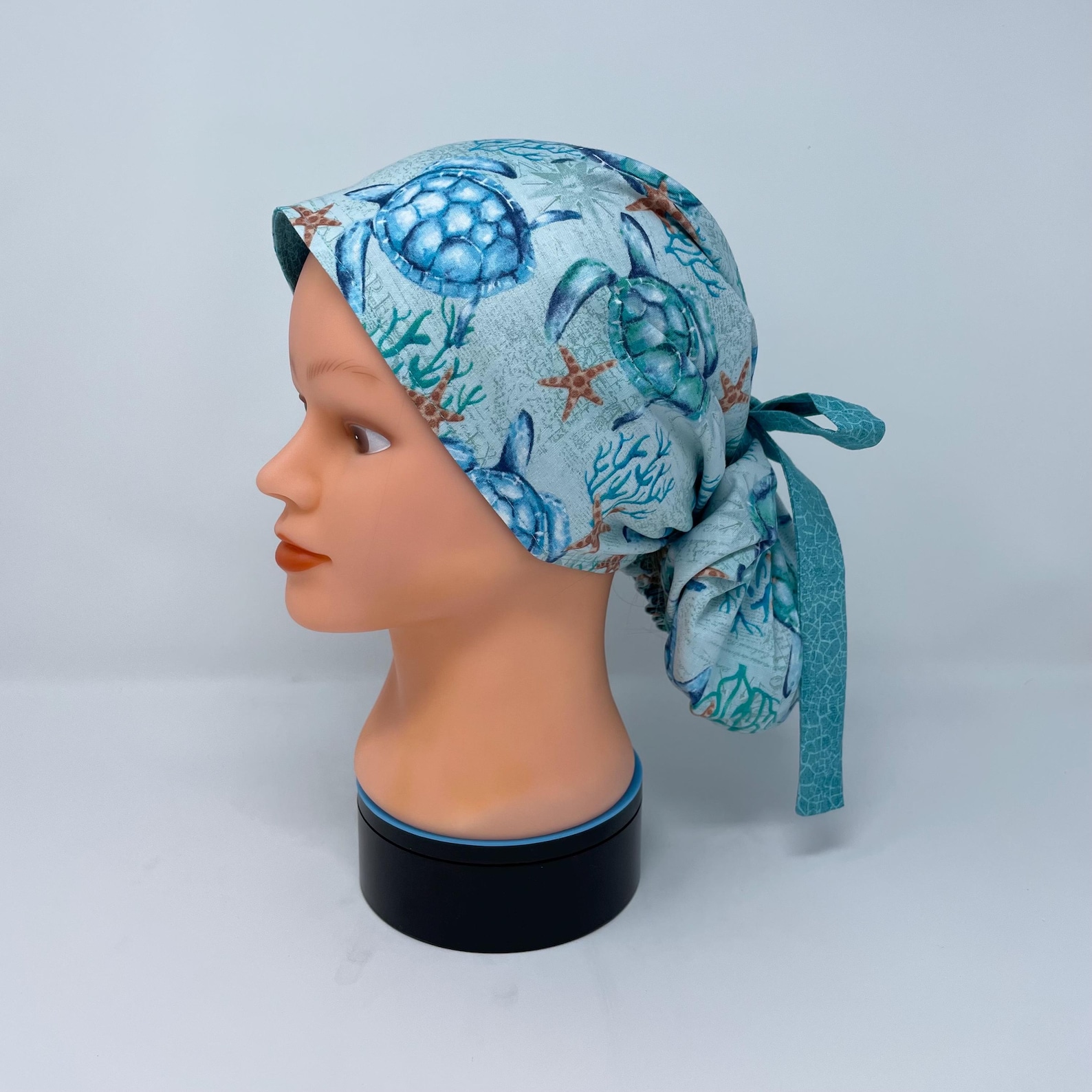 Sea Turtle Reversible Scrub Cap - Etsy