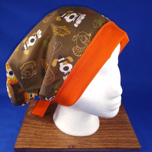 Puppy Thanksgiving Reversible Scrub Cap - Etsy