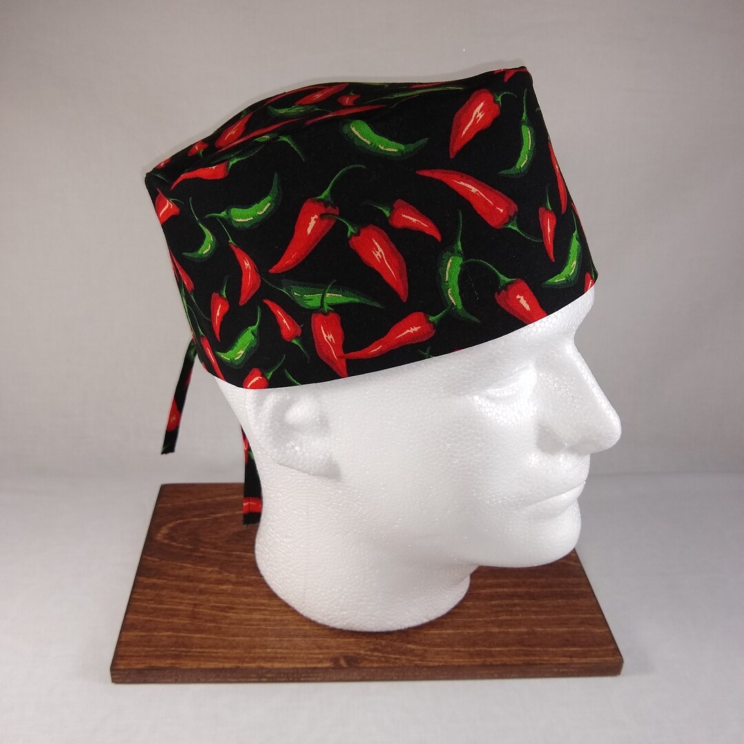 Chili Pepper Scrub Cap - Etsy