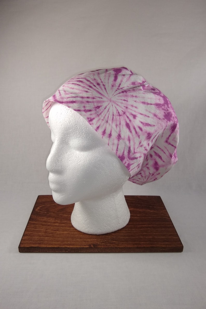 Pink Tie Dye Euro Surgical Cap - Etsy